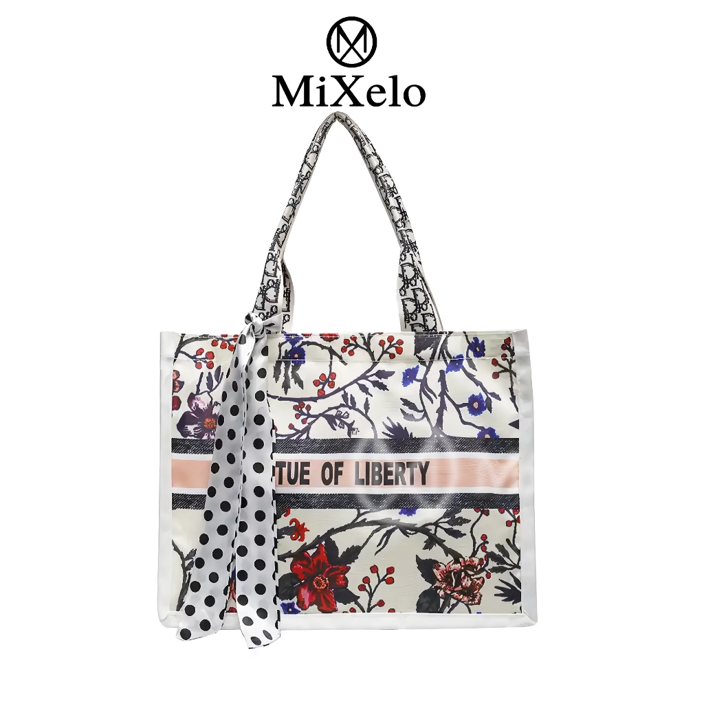 Jual Tote bag statue of liberty free scraf pita model terbaru Mixelo ...