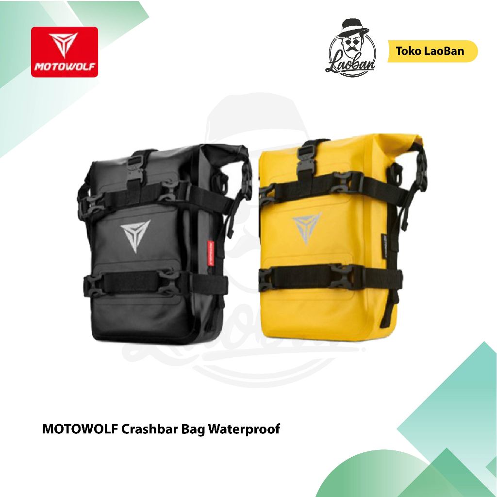 Jual MOTOWOLF Side Bag Motor Waterproof Multifungsi - Crashbar Bag 0715 | Shopee Indonesia