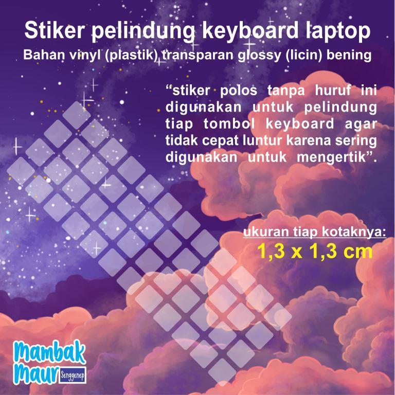 Jual STIKER TRANSPARAN BENING PELINDUNG HURUF PADA KEYBOARD LAPTOP ...