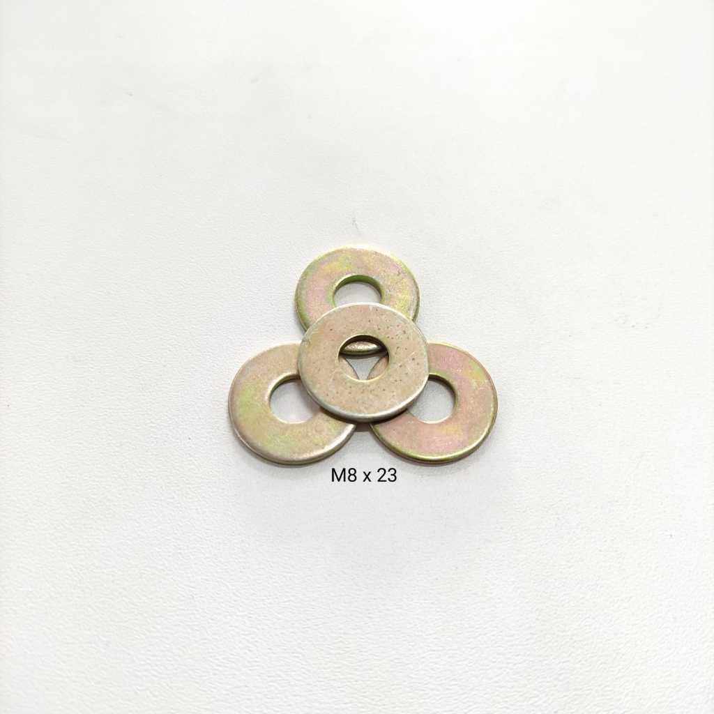 Jual Ring Plat M8 lubang 12mm Diameter 13 16 18 20 24 mm plat besi ISI ...
