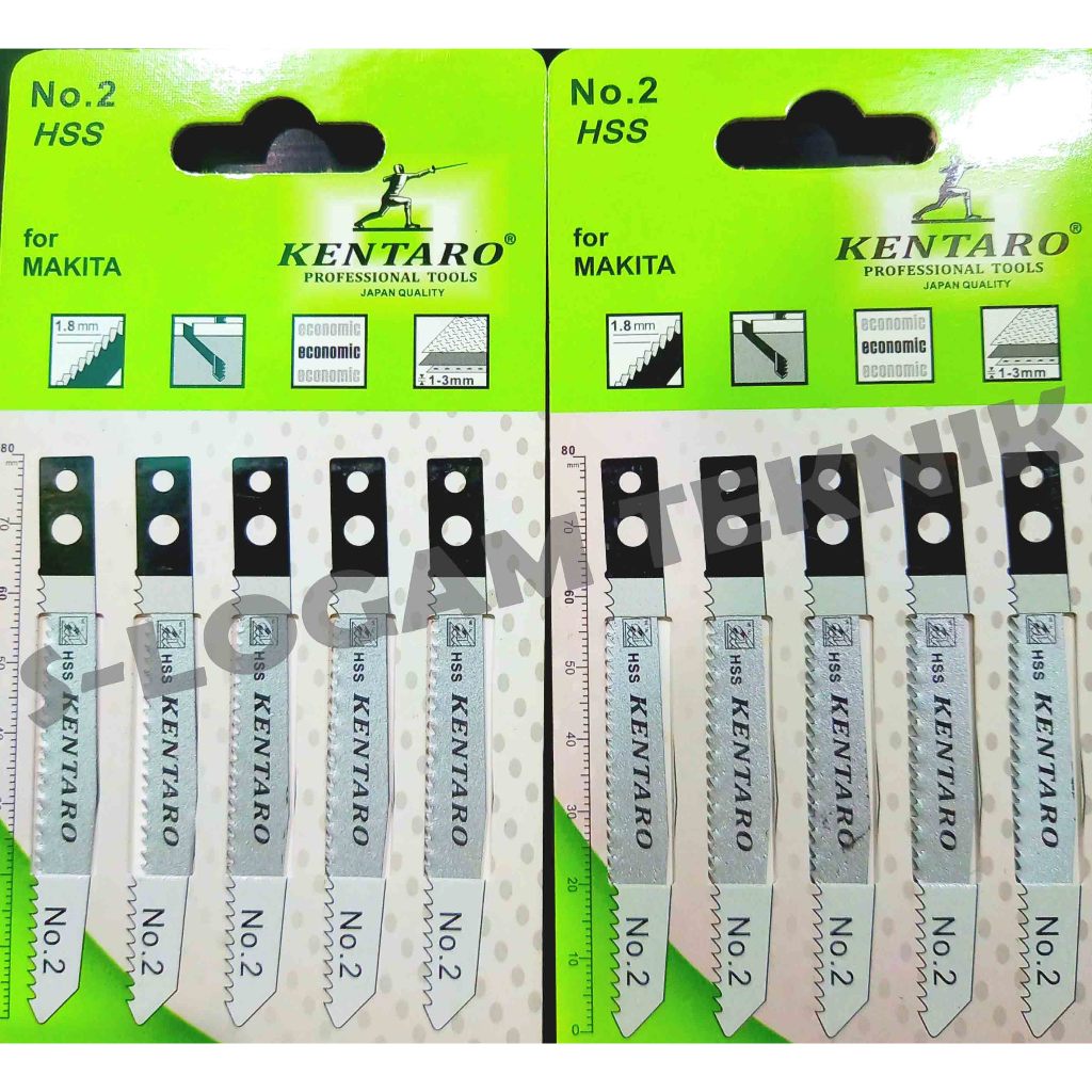Jual Mata Gergaji Jig Saw Jigsaw Blade Besi No 2 No2 Untuk Makita ...