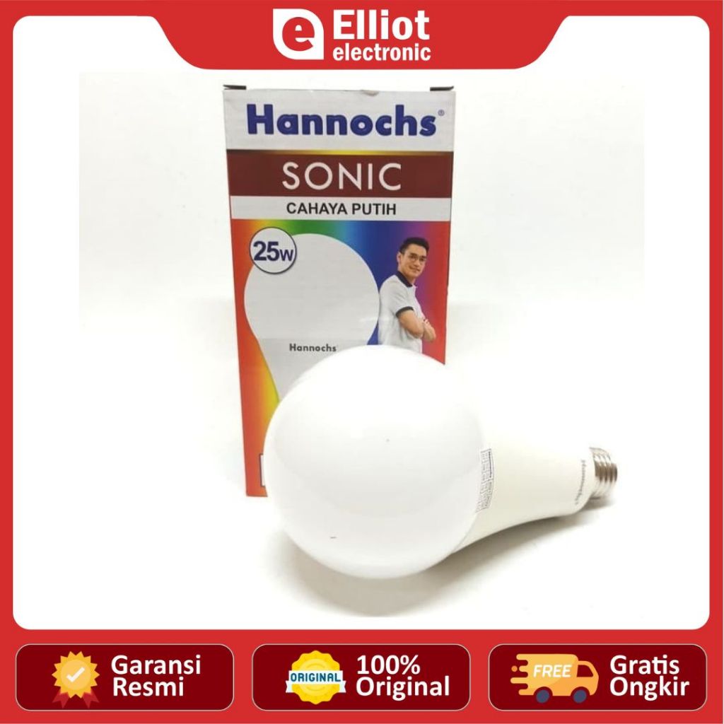 Jual Lampu Hannochs LED Sonic / 3 Watt 5 - 7 - 9 - 12 - 15 - 20 - 25 Watt Cahaya Putih | Shopee ...