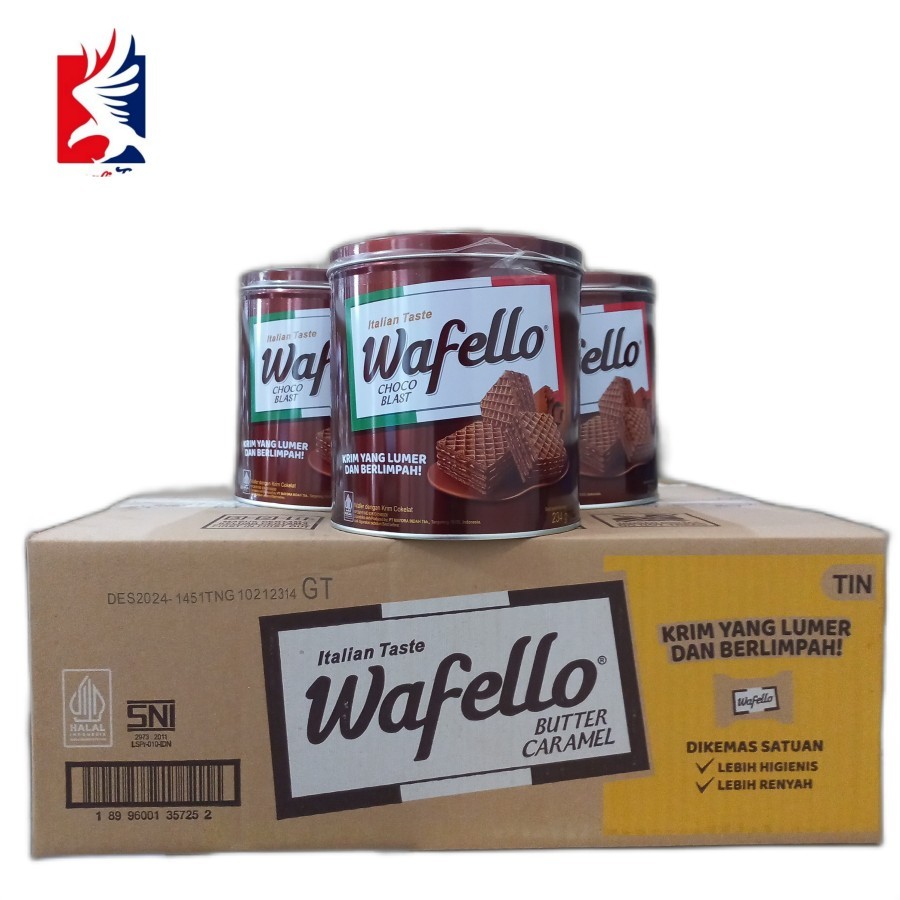 Jual wafello wafer kaleng 6x234grm | Shopee Indonesia