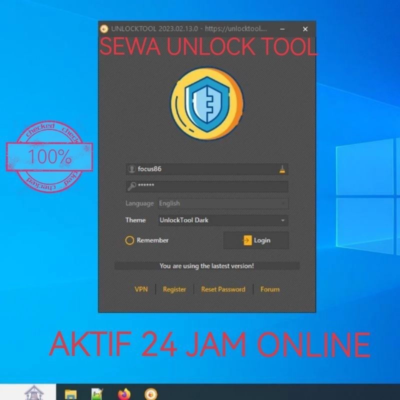 Jual SEWA AKUN UNLOCK TOOL SEWA ACCOUNT UNLOCK TOOL | Shopee Indonesia