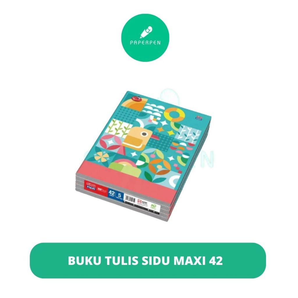 Jual (Pak) Buku Tulis Sidu Maxi 42 Lembar Isi 5 Pcs | Shopee Indonesia