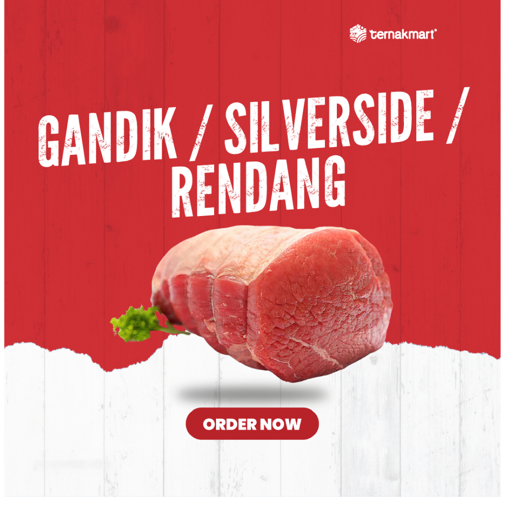 Jual Ternakmart Daging Sapi Gandik / Silverside / Rendang 250gr 500gr ...