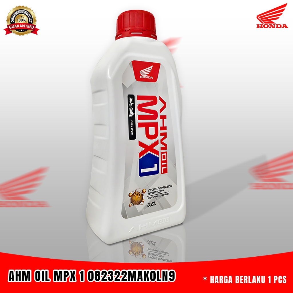 Jual Oli Motor Honda AHM Oil MPX1 0,8L & 1,2L | Shopee Indonesia