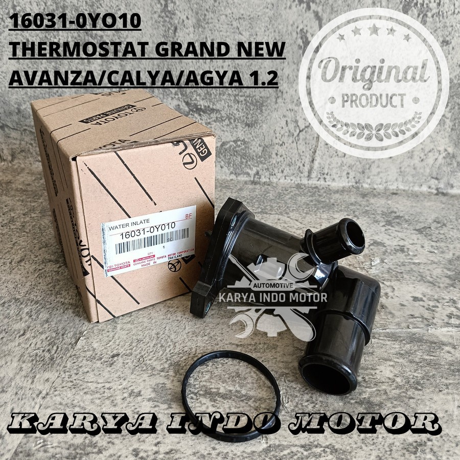 Jual water inlet thermostat assy calya sigra grand new avanza 16031 ...