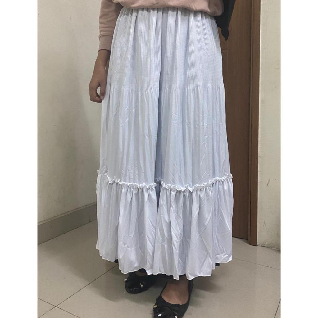 Jual Haseena Rok Plisket Susun Maiza Bahan Premium | Rok Skirt | Rok ...