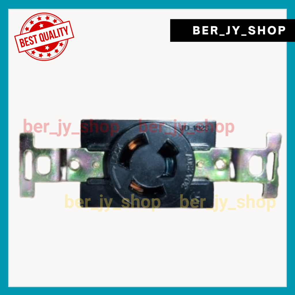 Jual RUMAH FEMALE STEKER COLOKAN PLUG COP Genset 3 KAKI Bulat Putar ...