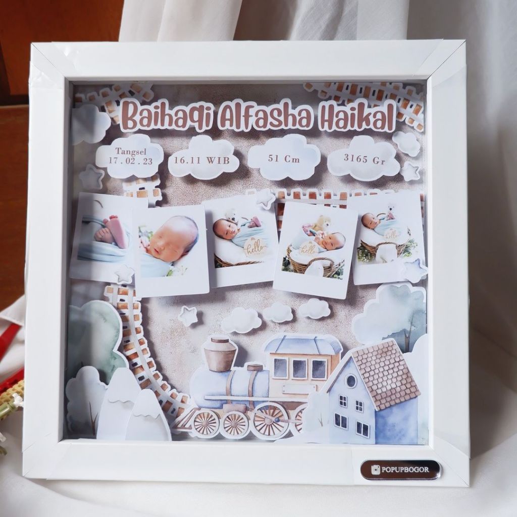 Jual BABY NEW BORN HADIAH LAHIRAN KADO LAHIRAN NEW BABY BOY FRAME ...