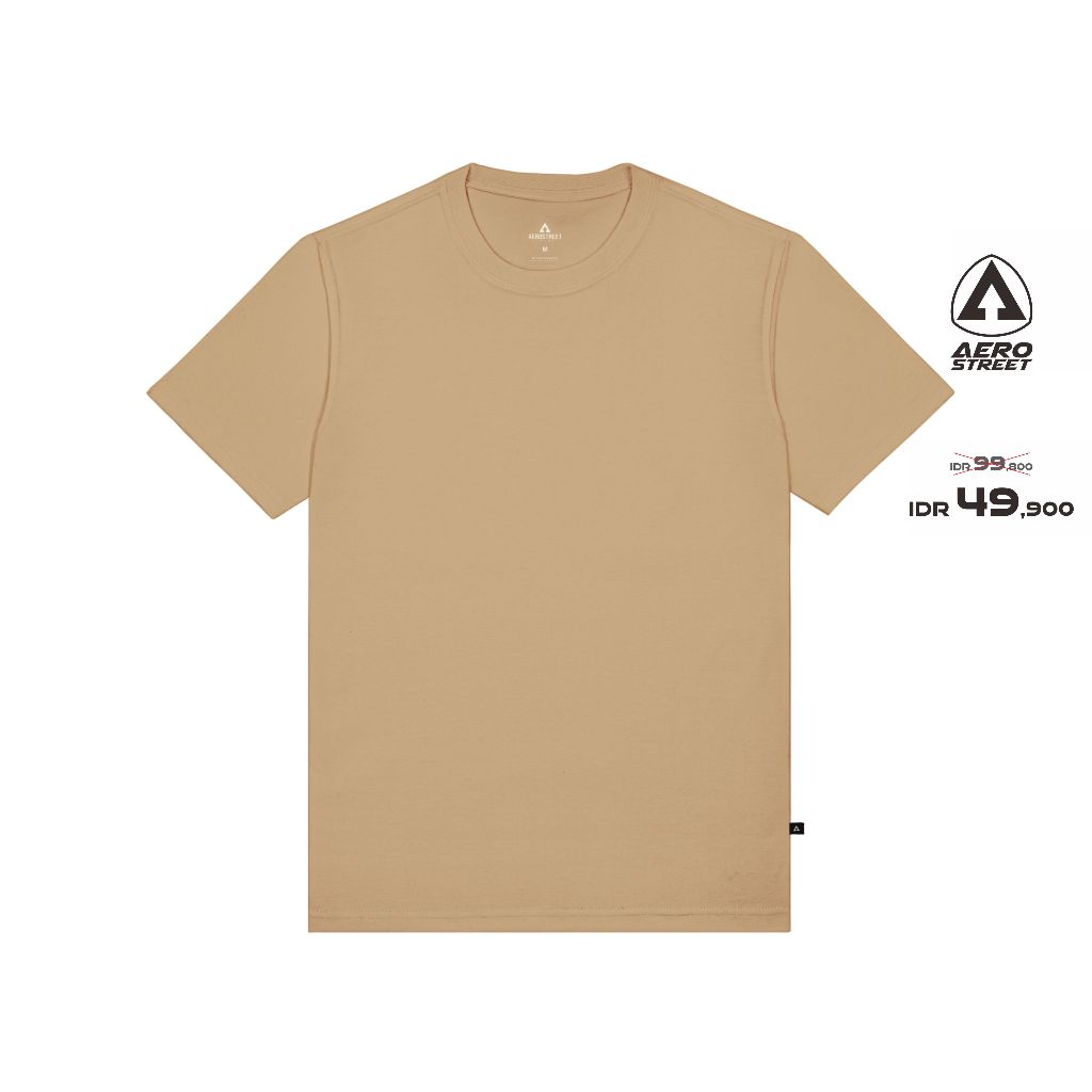 Jual Aerostreet Extra Soft T Shirt Reguler Polos Gelap Kaos T-Shirt ...