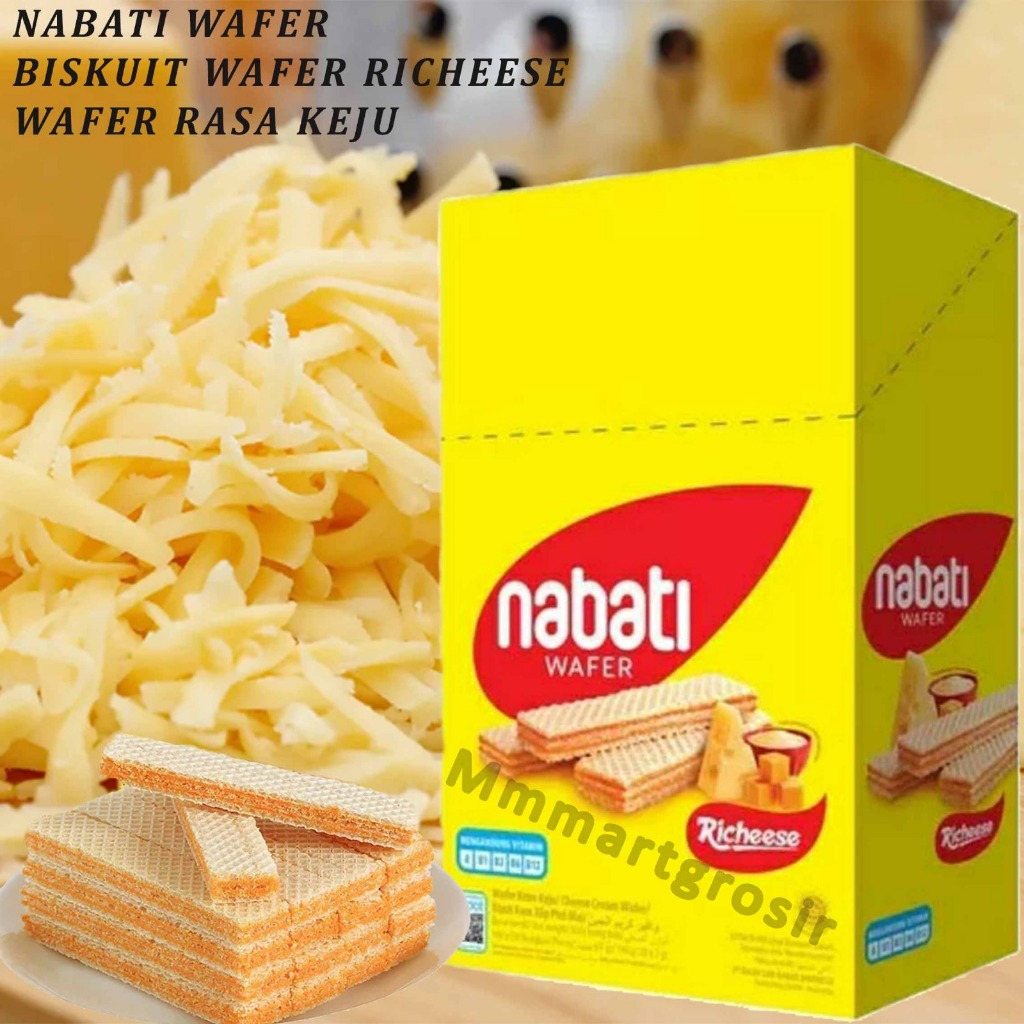 Jual Nabati / Wafer Rasa Cream Keju / Wafer Richeese / Isi 20pcs x 5gr ...