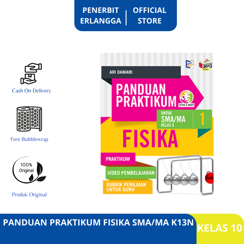 Jual [Erlangga Official] Panduan Pratikum Fisik Sma/Ma Kelas 10 Kurikulum 2013 Revisi | Shopee ...