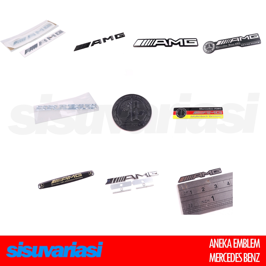 Jual Emblem Logo Mobil Mercedes Benz Mercy AMG Affalterbach Germany ...