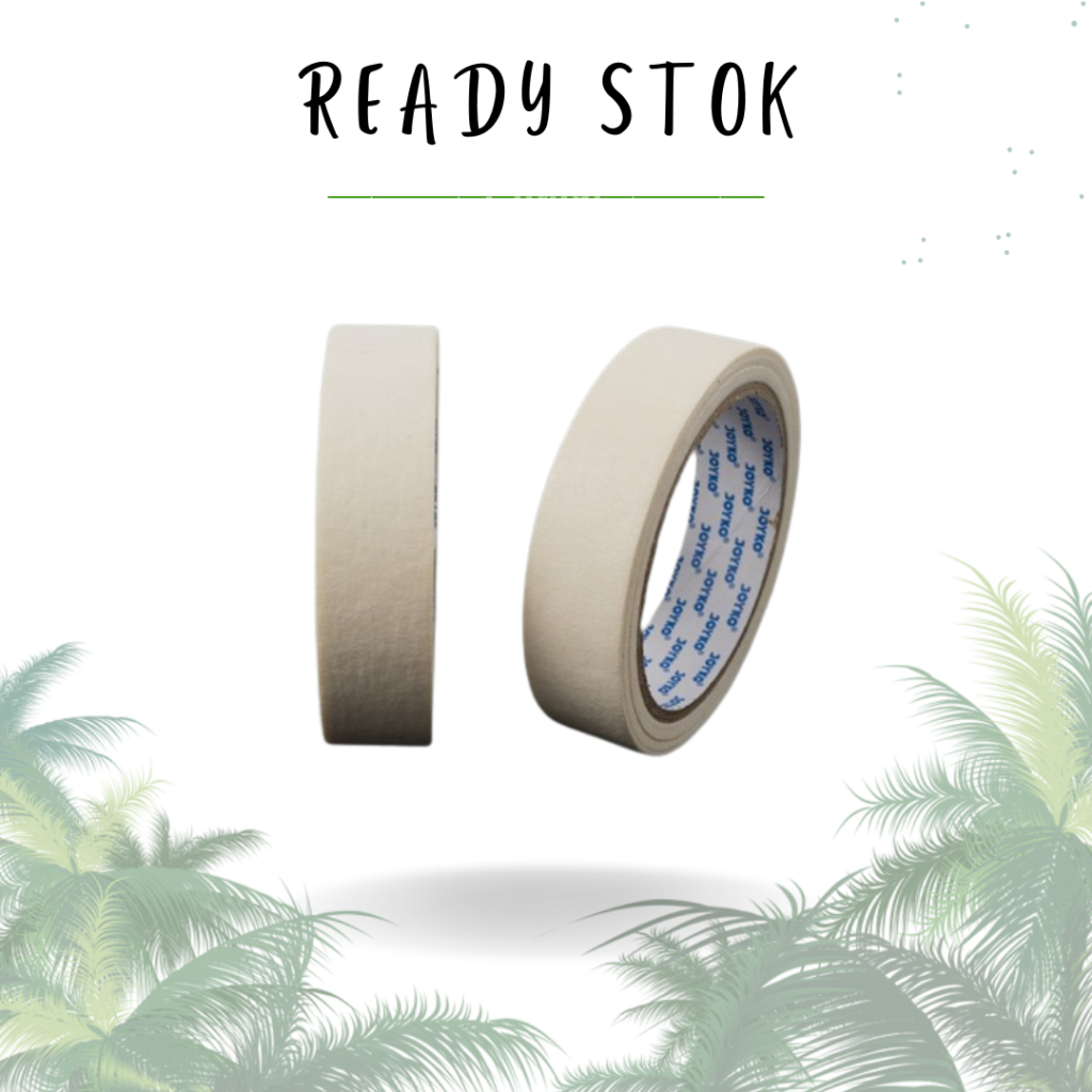 Jual MASKING TAPE JOYKO 24MMX 20M / ISOLASI KERTAS / LAKBAN KERTAS ...
