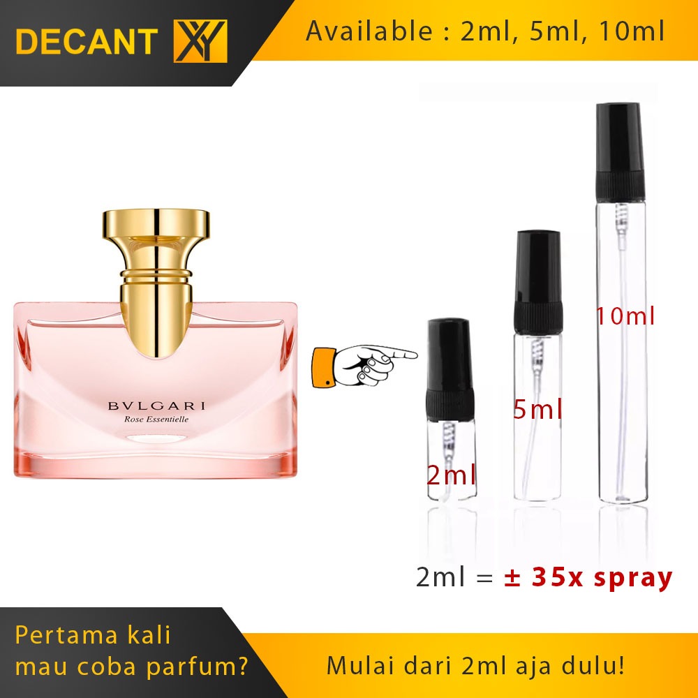 Jual Decant Parfum Bvl Rose Essentielle EDP 2ml 5ml 10ml | Shopee Indonesia