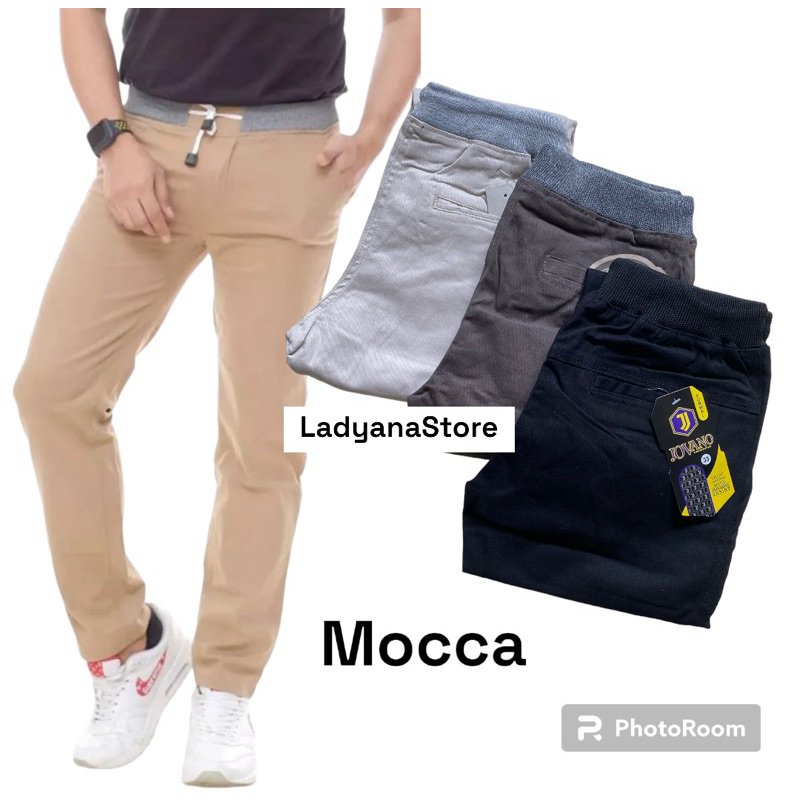 Jual Celana Rip Rib Cino Cinos Chinos Chino Panjang Pria Slimfit Cowok Laki2 Dewasa Katun ...
