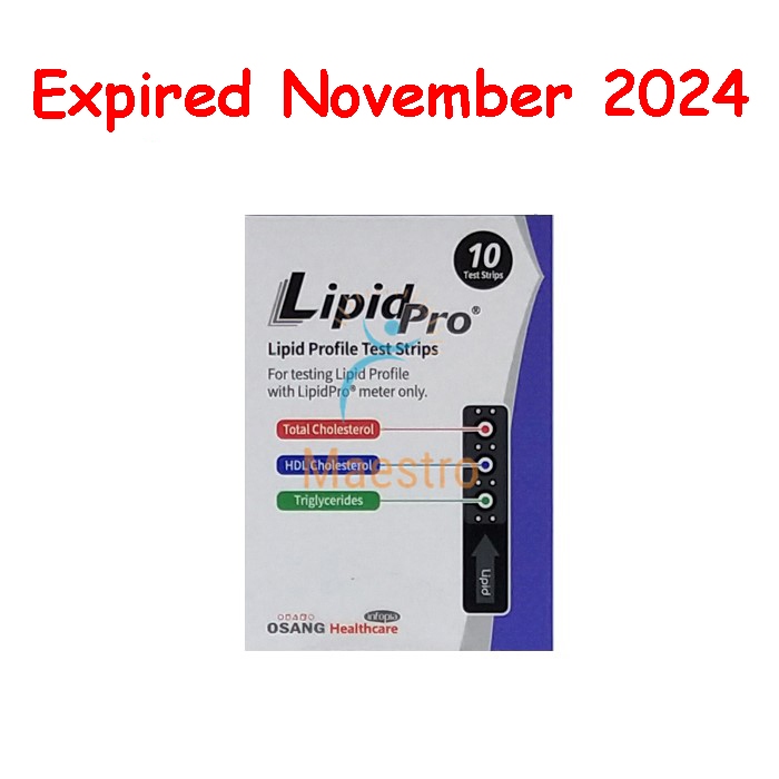 Jual Lipid Pro Strip Tes Kolesterol Total HDL LDL Trigliserida Isi 10 ...