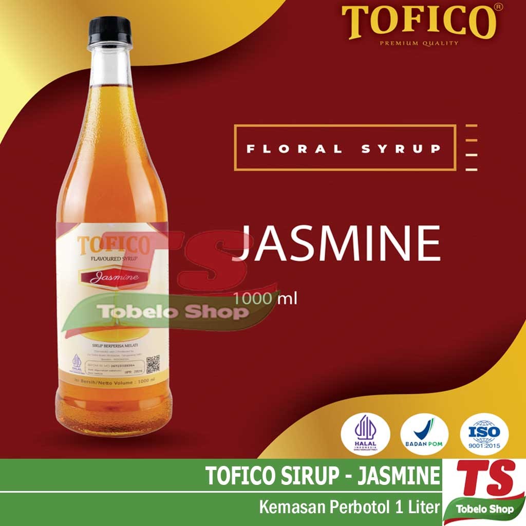 Jual TOFICO JASMINE SYRUP 1LITER / TOFICO JASMINE SIRUP | Shopee Indonesia