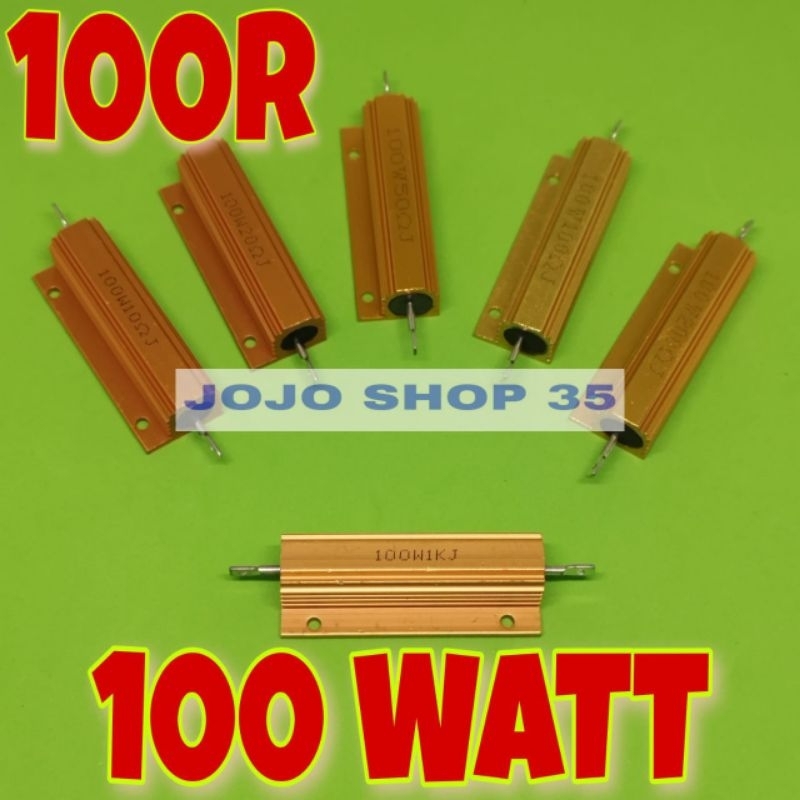 Jual Resistor 100R 100watt 100W resistor 100 Watt 100ohm Wirewound Shunt wirewound 100 Ohm ...