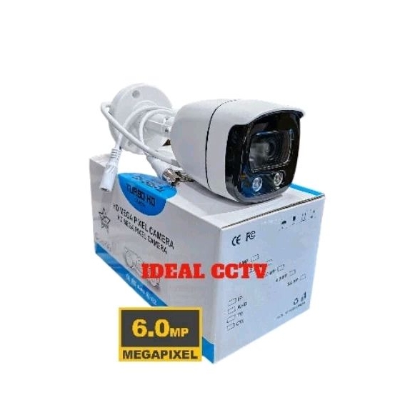 Jual CAMERA CCTV OUTDOOR COLORVU 6MP FULLHD 1080P 24 JAM BERWARNA ...