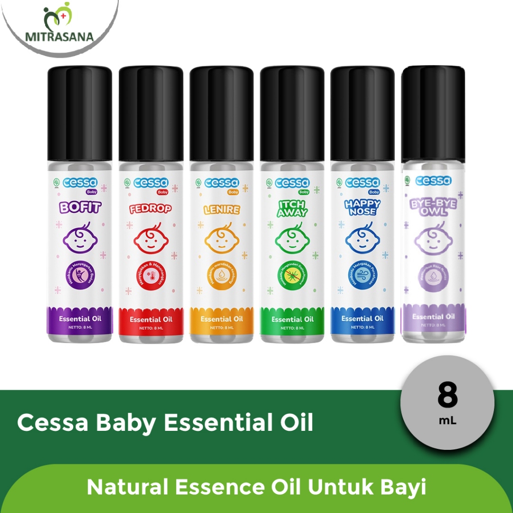 Jual Cessa Baby Oil 8ml All Varian ~ Natural Essential Oil untuk umur 0 ...