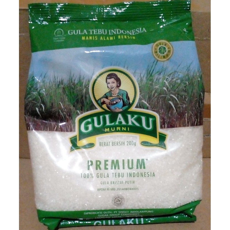 Jual GULA PASIR GULAKU 200 GR | Shopee Indonesia