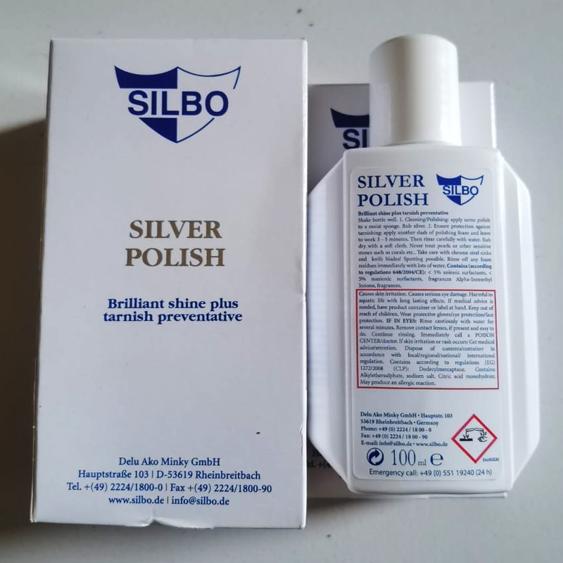 Jual SILBO SILVER POLISH - GERMANY cairan pembersih perak isi 100ml ...