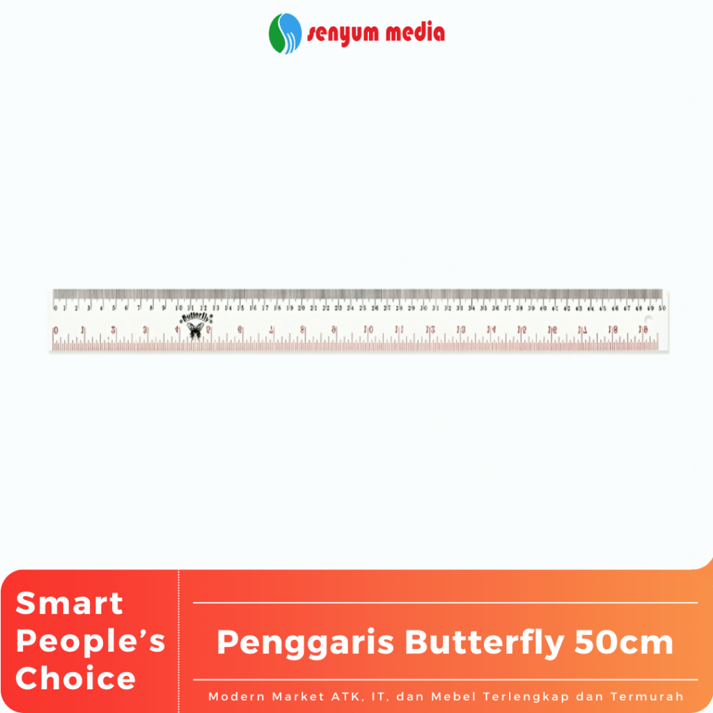 Jual Butterfly Penggaris 50cm (1 Pcs) (S:PCS) | Shopee Indonesia