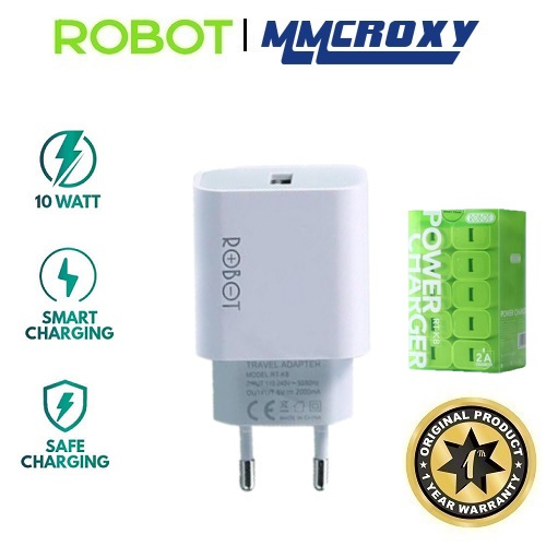 Jual Robot RT-K8 / RT-K8S Charger Adaptor 5V/2A Charger white 10W ...
