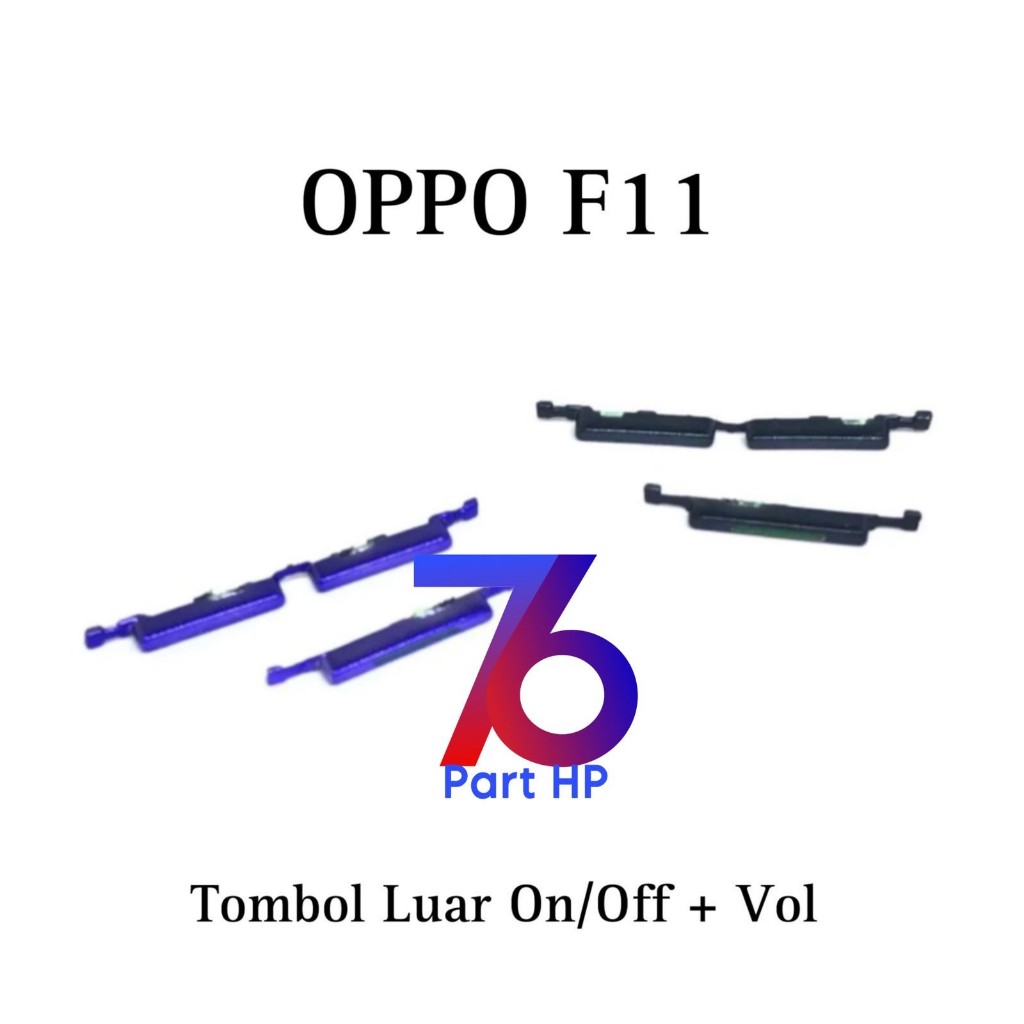 Jual Tombol Luar 1 Set Power On Off Volume OP F11 / CPH1913 / CPH1911 ...