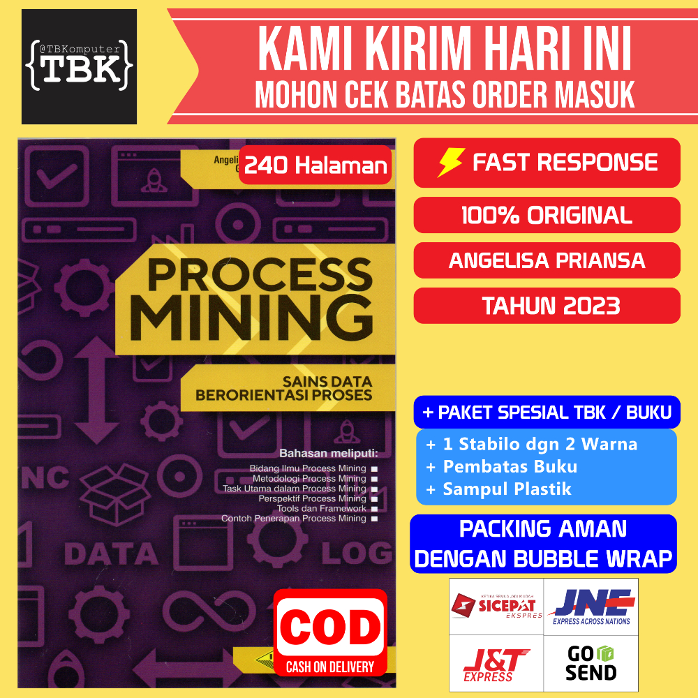 Jual BUKU PROCESS MINING SAINS DATA BERORIENTASI PROCES ANGELINA PRIMA KURNIATI | Shopee Indonesia