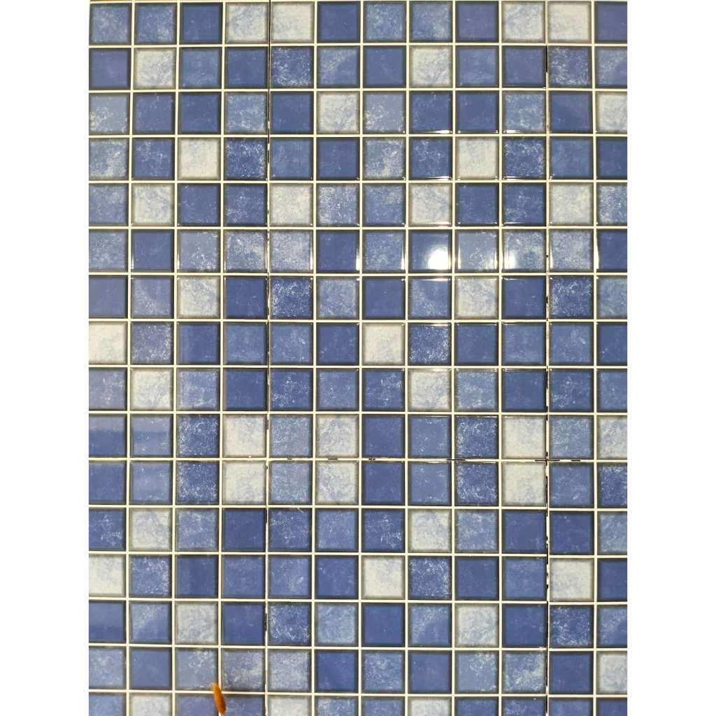 Jual Keramik Motif Mosaic biru Atlantic ukuran 30x60 by athena warna ...