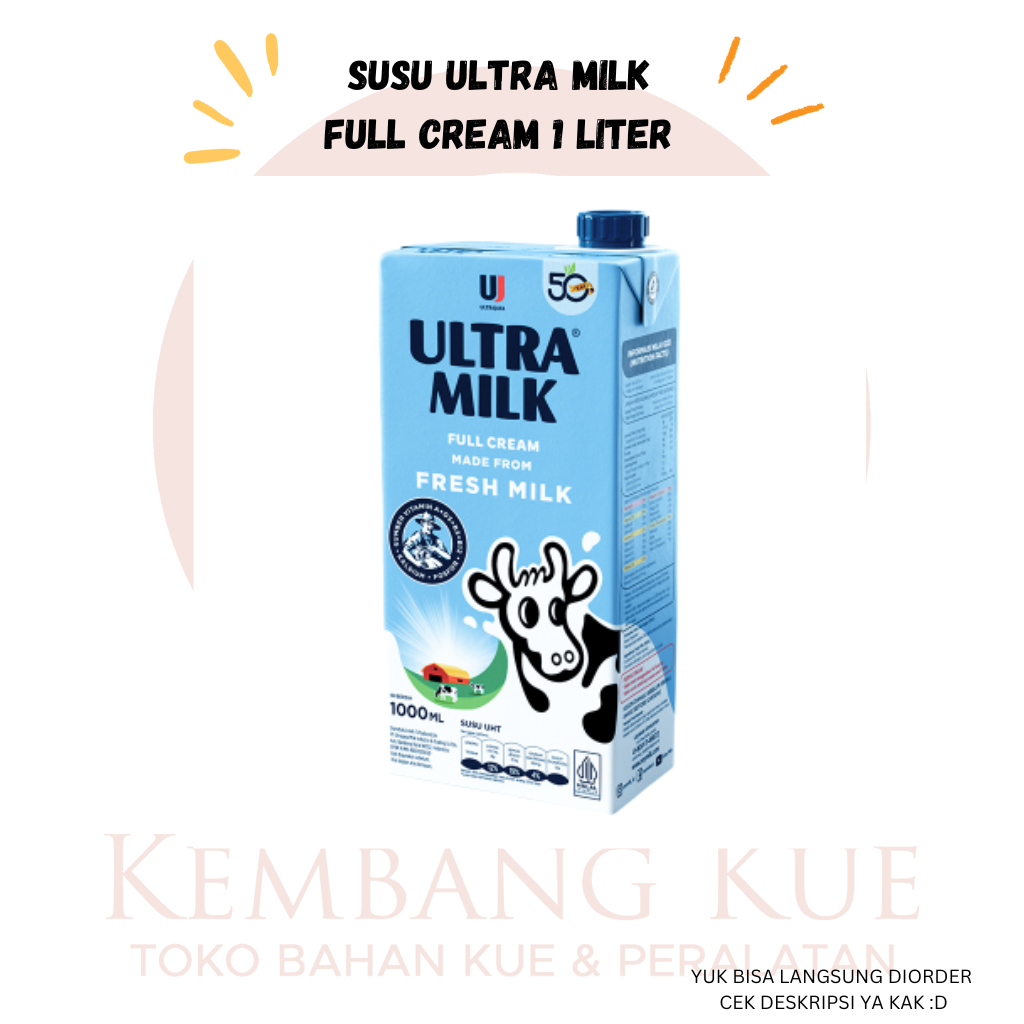 Jual Ultra Milk Susu UHT Full Cream 1L / susu ultra uht | Shopee Indonesia