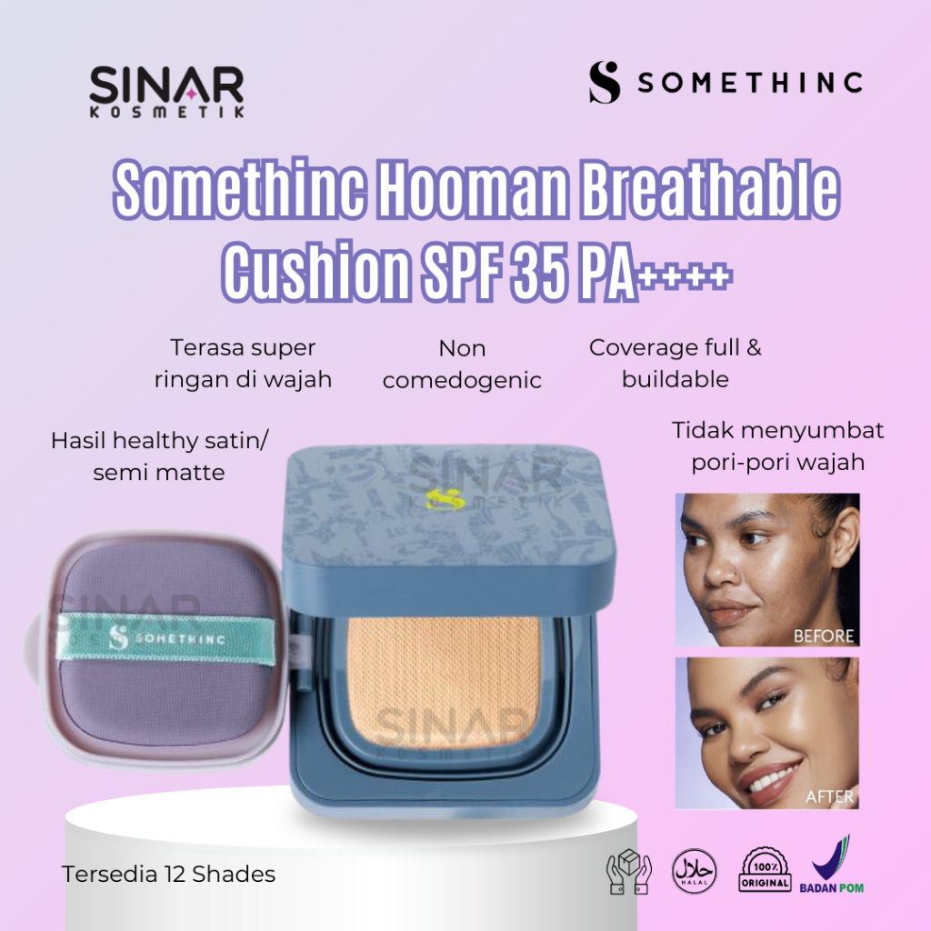 Jual Somethinc Hooman Breathable Cushion SPF 35 PA++++ | Shopee Indonesia