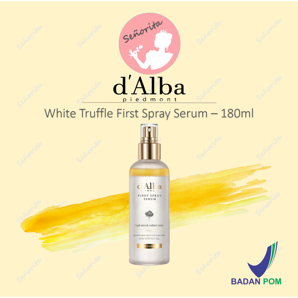 Jual d'Alba White Truffle First Spray Serum 50ml/100ml/180ml | Shopee Indonesia