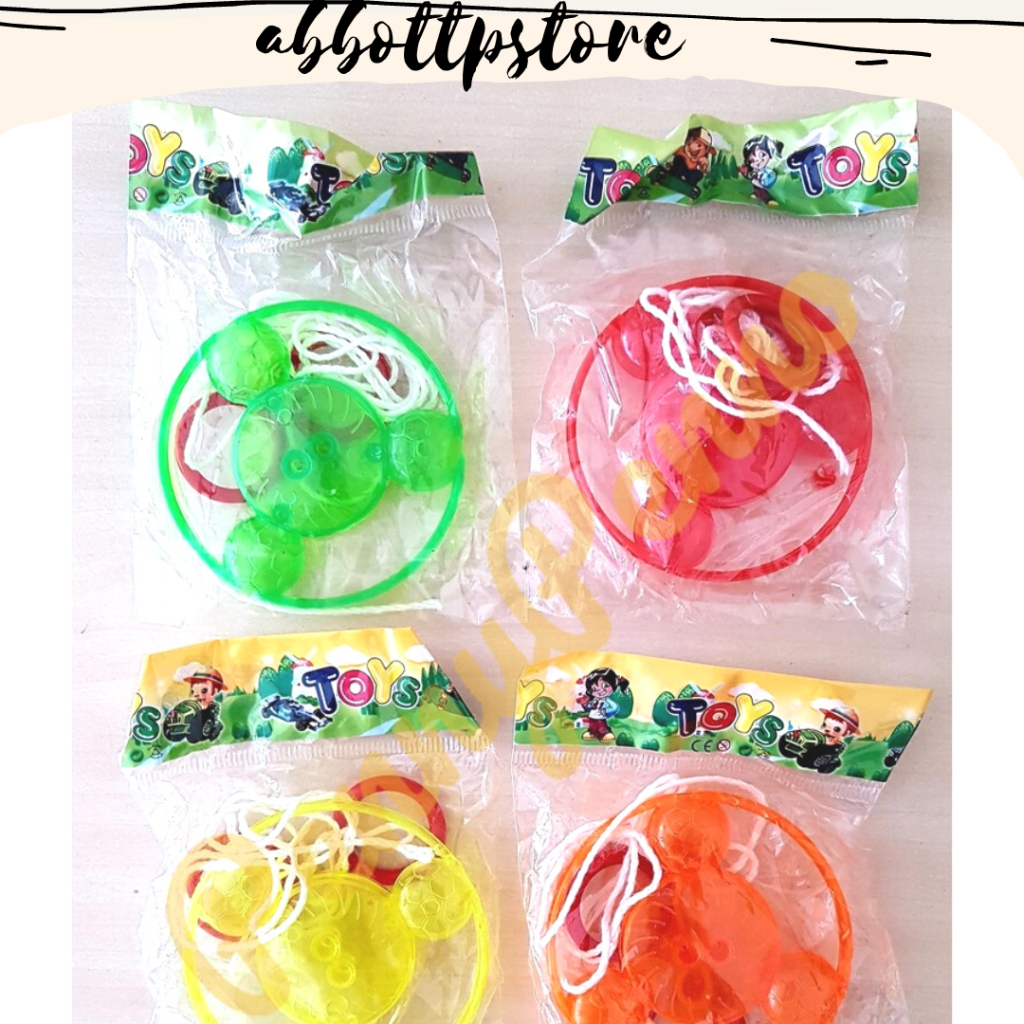 Jual Mainan Gasing Jantra Tarik Jadul Plastik LED / Gangsing Mainan ...