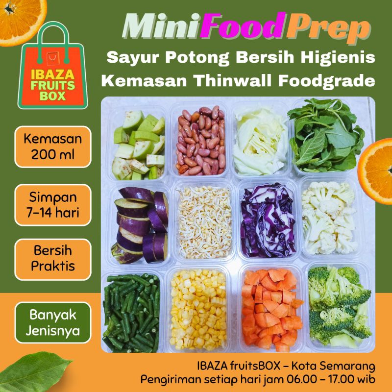 Jual Mini Prep Sayur Potong Siap Masak Aneka Jenis Sayur Segar | Shopee ...