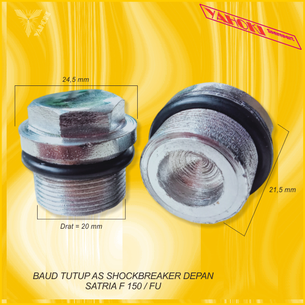 Jual Baud Tutup As Shock Depan Satria F 150 / FU -- Set / Isi 2 pcs ...