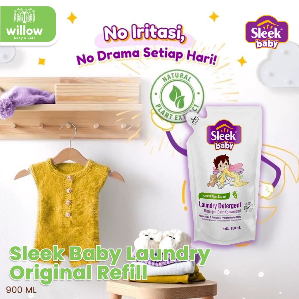 Jual Sabun Cuci Pakainan Bayi - Sleek Baby Laundry Detergent Original ...