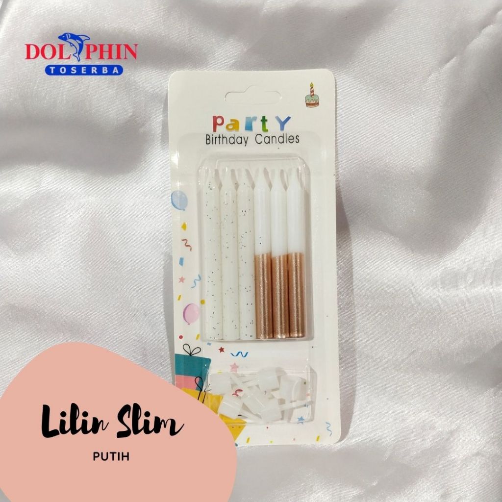 Jual Candle Party Lilin Ulang Tahun Pesta Party Metalik Kecil dan ...