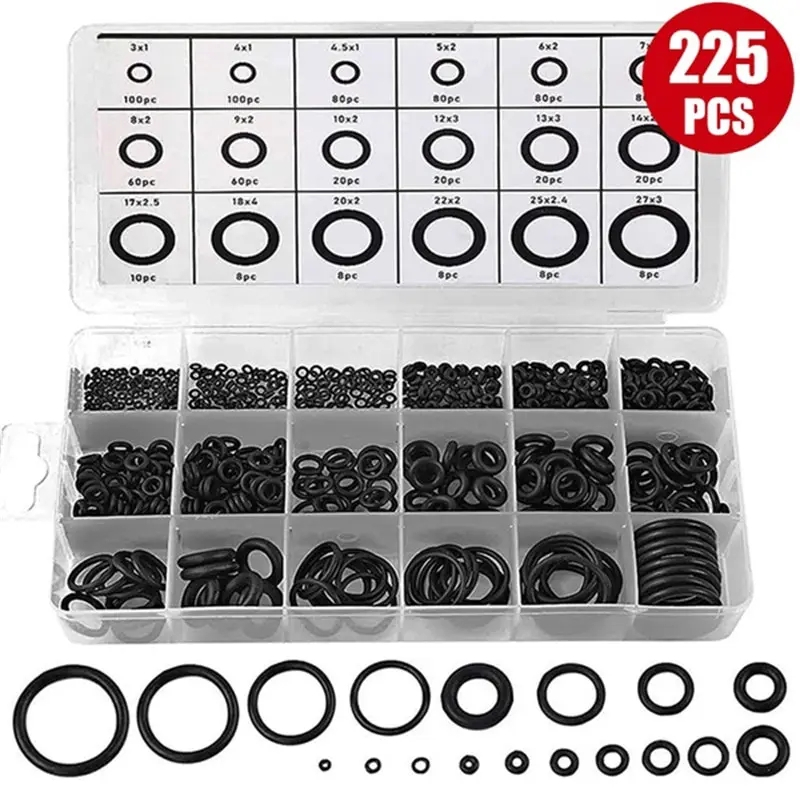 Jual 225 Buah O-ring Karet Tahan Minyak O-ring Gasket Segel Gasket ...