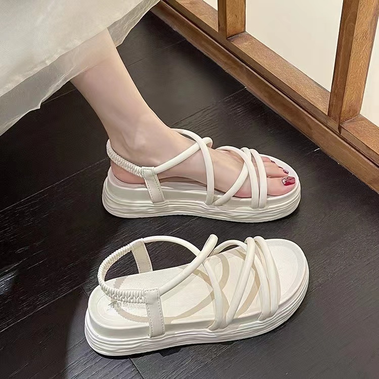 Jual sandal gladiator wanita / sepatu sandal tali wanita / sandal slip ...