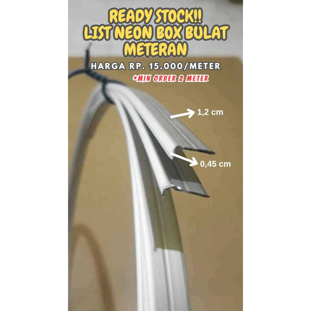 Jual List Neon Box Bulat Meteran Murah | Shopee Indonesia