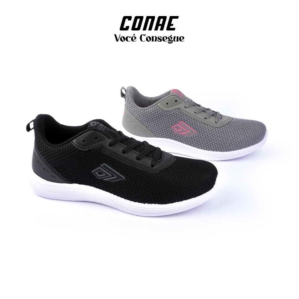 Jual CONAE Sepatu Sneakers Wanita/Remaja Perempuan Caballo Abu Putih ...
