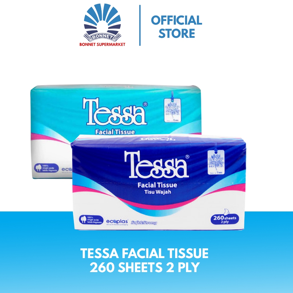 Jual Tessa Facial Tissue 260 Sheets 2 Ply | Shopee Indonesia