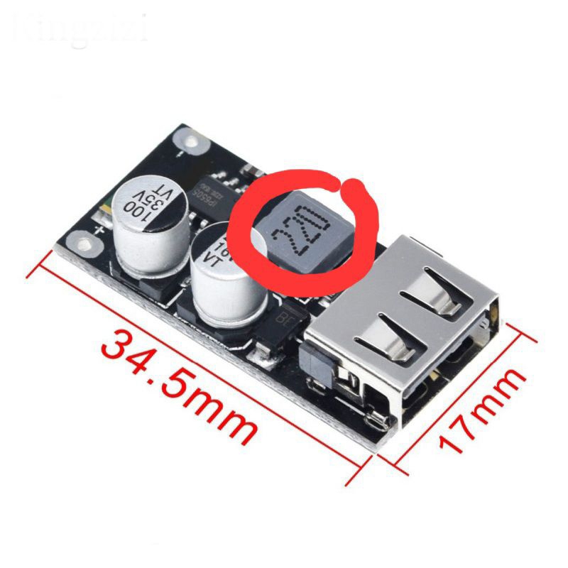 Jual Modul Stepdown DC-DC Converter USB QC 2.0 QC 3.0 Quick Charge ...