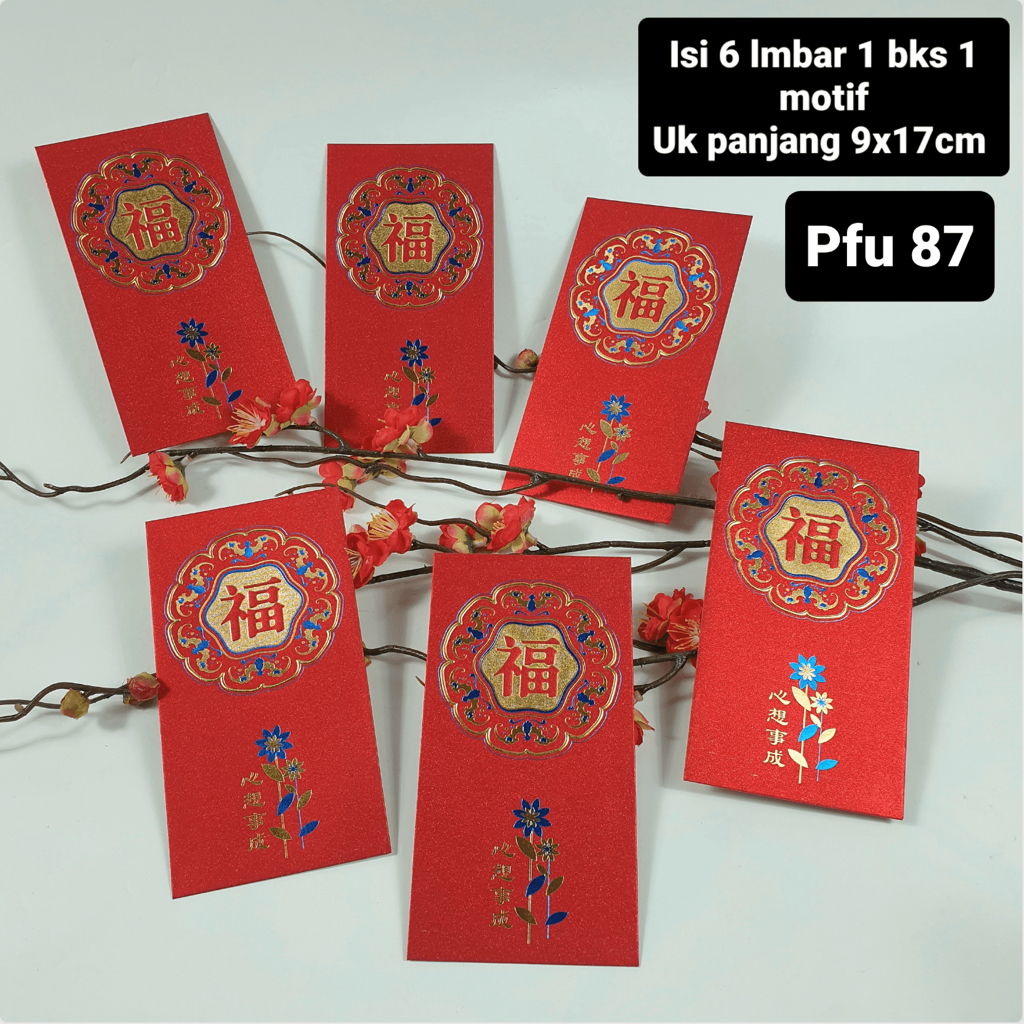 Jual ANGPAO FU IMLEK 2024 WEDDING Netral Merah Panjang Sincia Tahun Shio Naga Dragon | Amplop ...