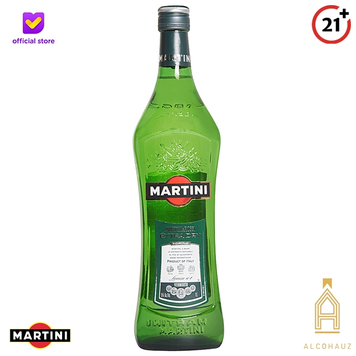 Jual ORIGINAL Martini Extra Dry Tradisional 1L Sweet Vermouth Italy ...